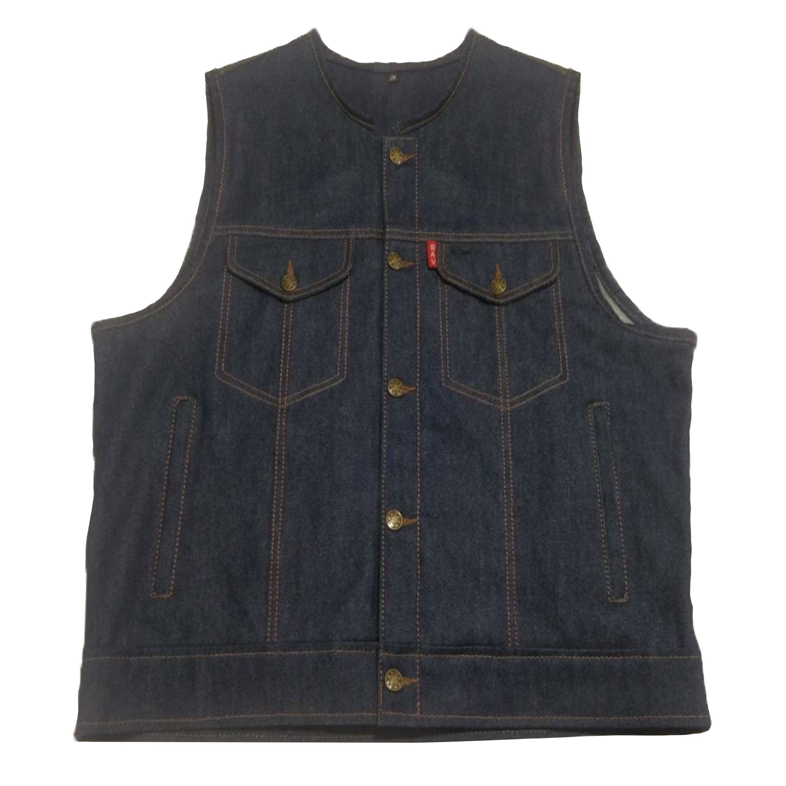 Raw Indigo Blue Denim | Bay Area Vests
